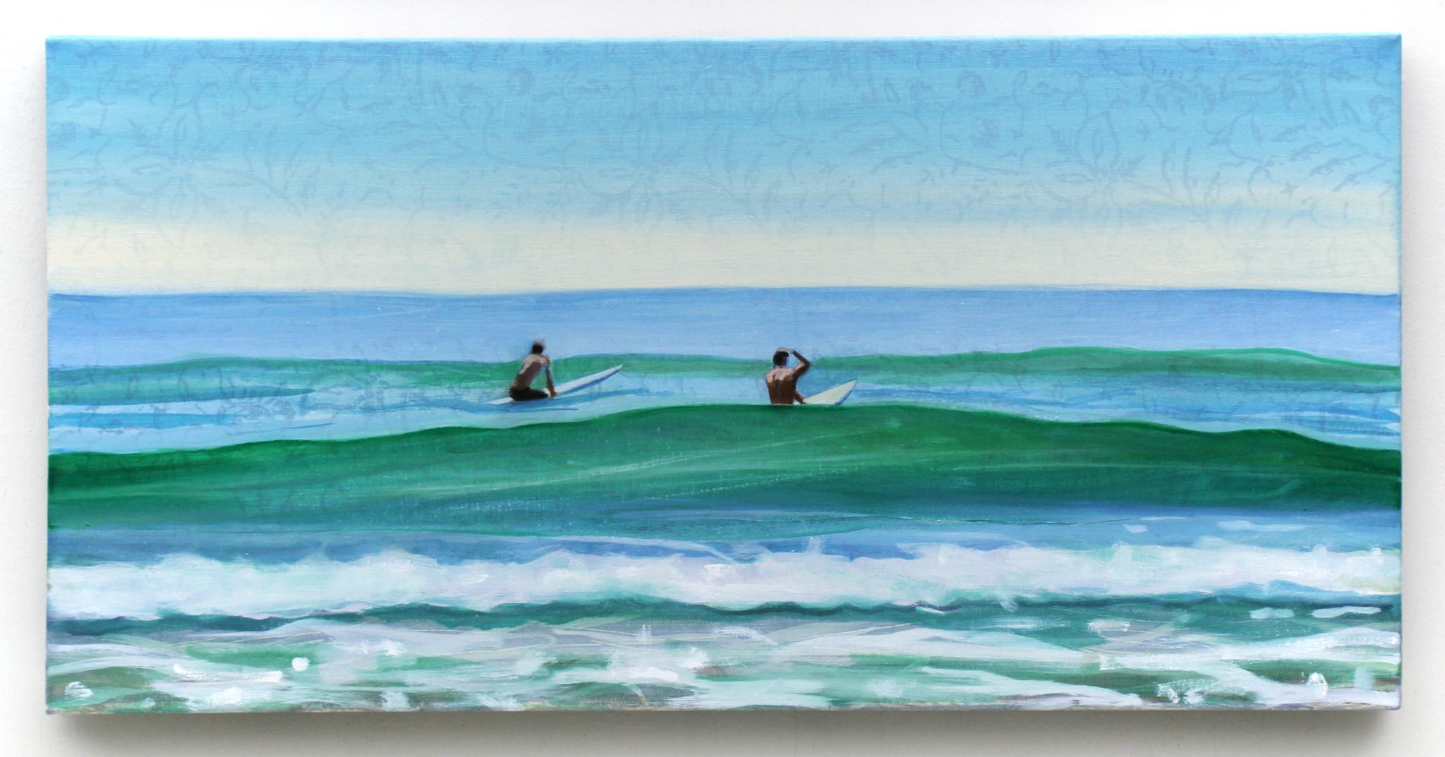 Two Surfers at Sands Beach, 2015 - Janet Rady Fine Art