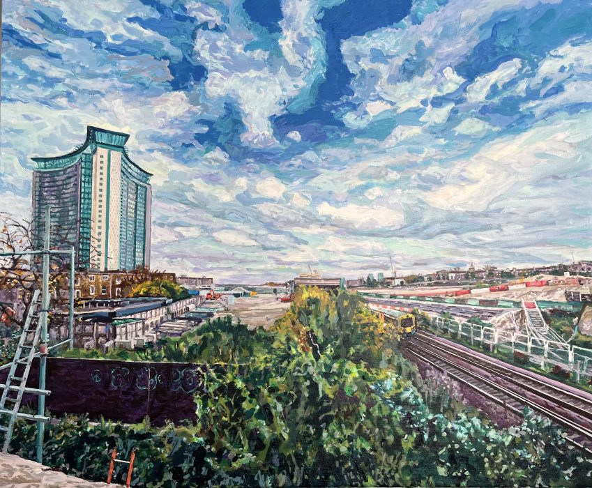 Trackside, 2022 - Janet Rady Fine Art